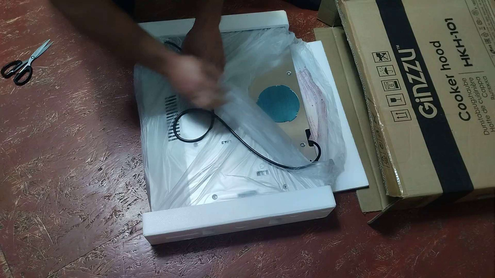 Встраиваемая вытяжка Ginzzu HKH-101 купить по низкой цене: отзывы, фото, характеристики в ...