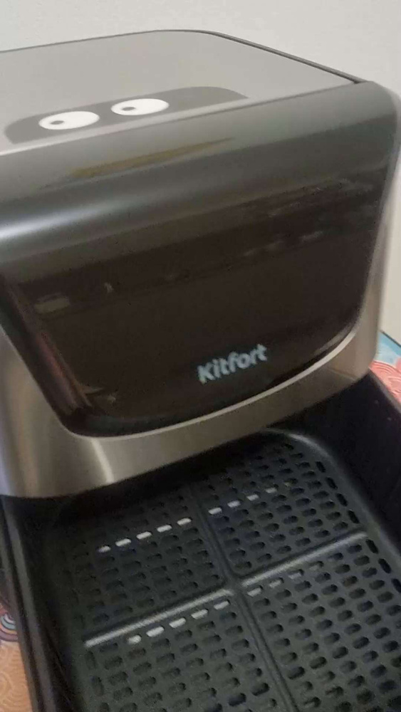 Kitfort Аэрогриль КТ-2232, серый металлик купить на OZON по низкой цене (464119976)