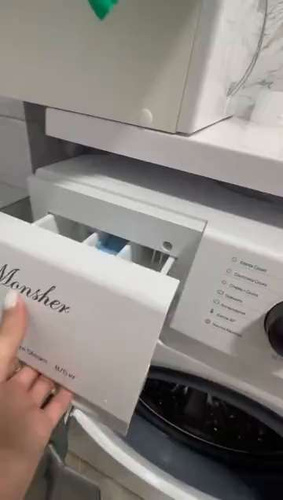 Стиральная машина Monsher MWDM 460, белый, черный - купить по выгодной цене в интернет-магазине ...