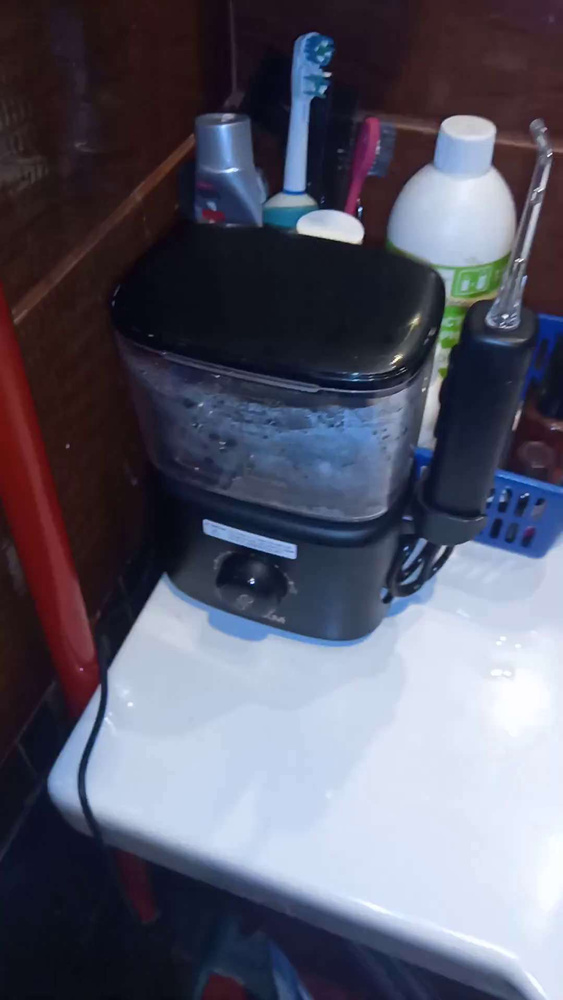 Ирригатор для полости рта стационарный PECHAM Professional PC-070, черный медицинский семейный ...