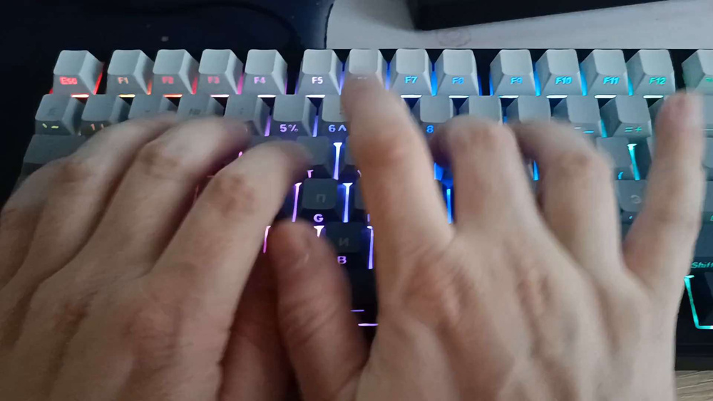 Клавиатура игровая Attack Shark M86 Cheese White RGB (RUS), беспроводная, 80 кнопок, HotSwap ...