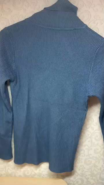 Свитер Женский ZinBee синяя волна Вискоза, размер 40, 50 Без застежки Вышивка свободный Длинный ...