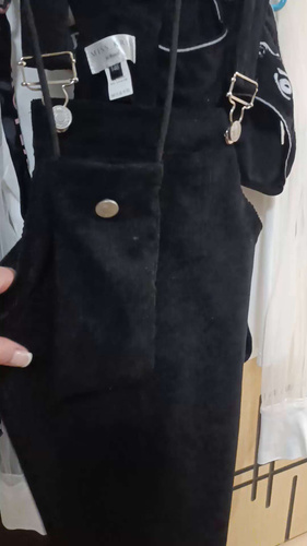 Сарафан Девочки черный Офисный/школьный Вельвет, размер 140, 146 ...