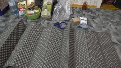 Коврик туристический складной Camping Flex 15 / ISOLON / Походный, демпфирующий, армейский ...