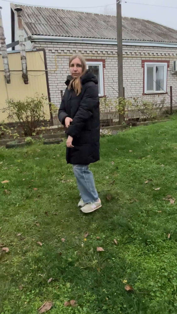 Куртка Женский REDET Капюшон, Карманы черный капюшон Полиэстер, размер 50 Длинный Зима оверсайз ...