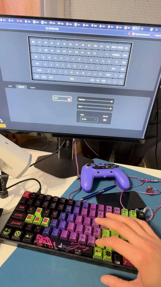 WLMOUSE YING 75 Клавиатура из кованого углеродного волокна, Shadow Switch (TTC), Белая купить на ...