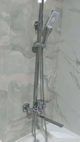 Душевая система с тропическим душем и смесителем Frap F2471 купить на OZON по низкой цене ...