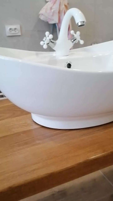 Раковина CeramaLux 9018x59,5 см, белый купить по доступной цене с доставкой в интернет-магазине ...