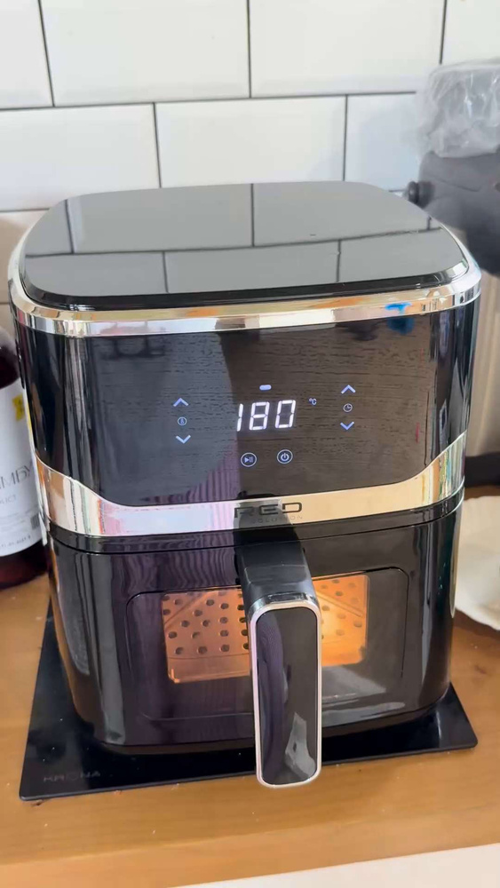 Аэрогриль электрический 3 в 1 RED SOLUTION COLORSENSE W260, аэрофритюрница 6 литров, 2 тэна ...