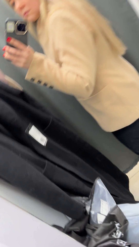 Пальто Женский POSTERNAK Декоративные пуговицы, Пояс/ремень зернистый ...