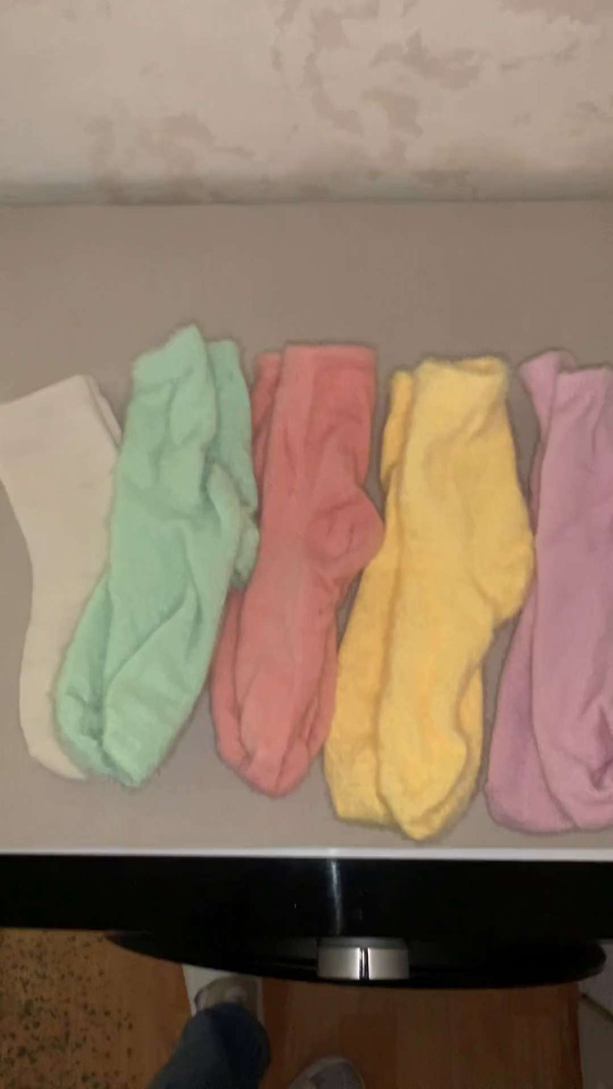 Носки Женский, размер 36, 37 Полиэстер FR Зима натуральный кремовый, бэби-розовый Китай купить c ...